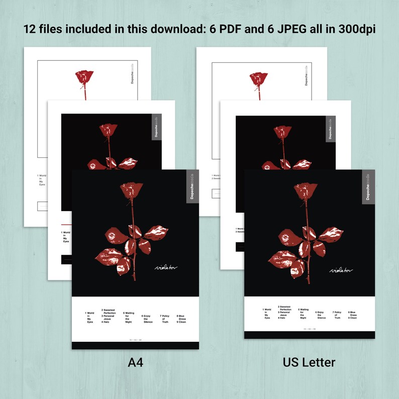 Depeche Mode 'violator' Album Posters - Etsy