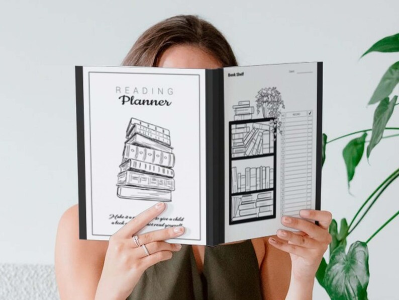 Editable Reading Planner Printable Reading Journal Printable Reading ...