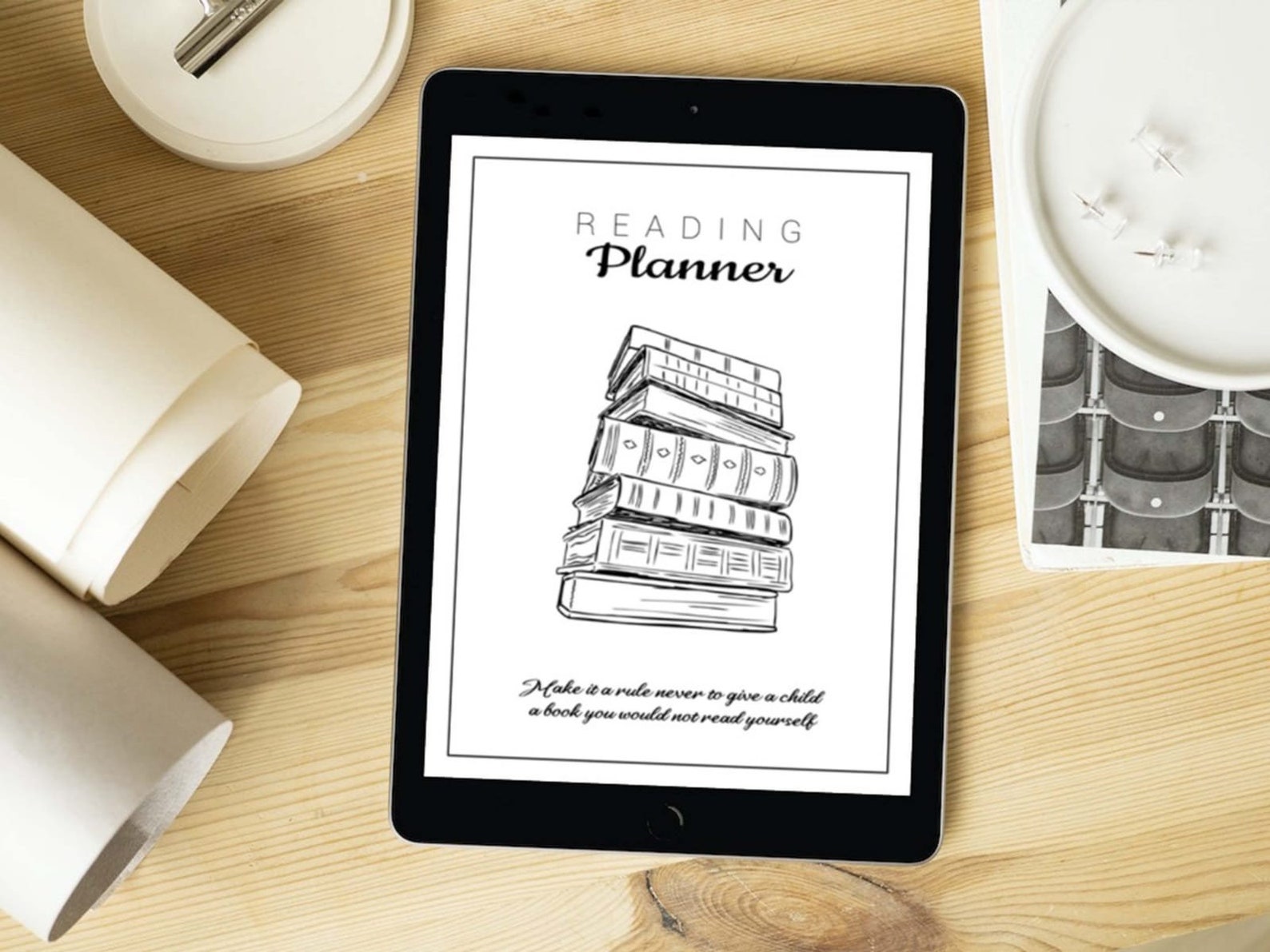 Editable Reading Planner | Printable Reading Journal | Printable ...