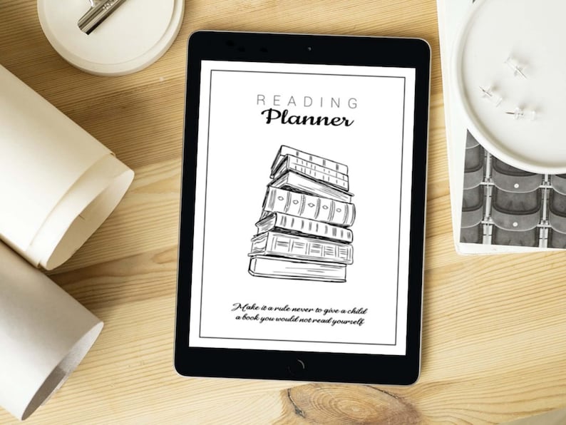 Editable Reading Planner Printable Reading Journal Printable Reading ...