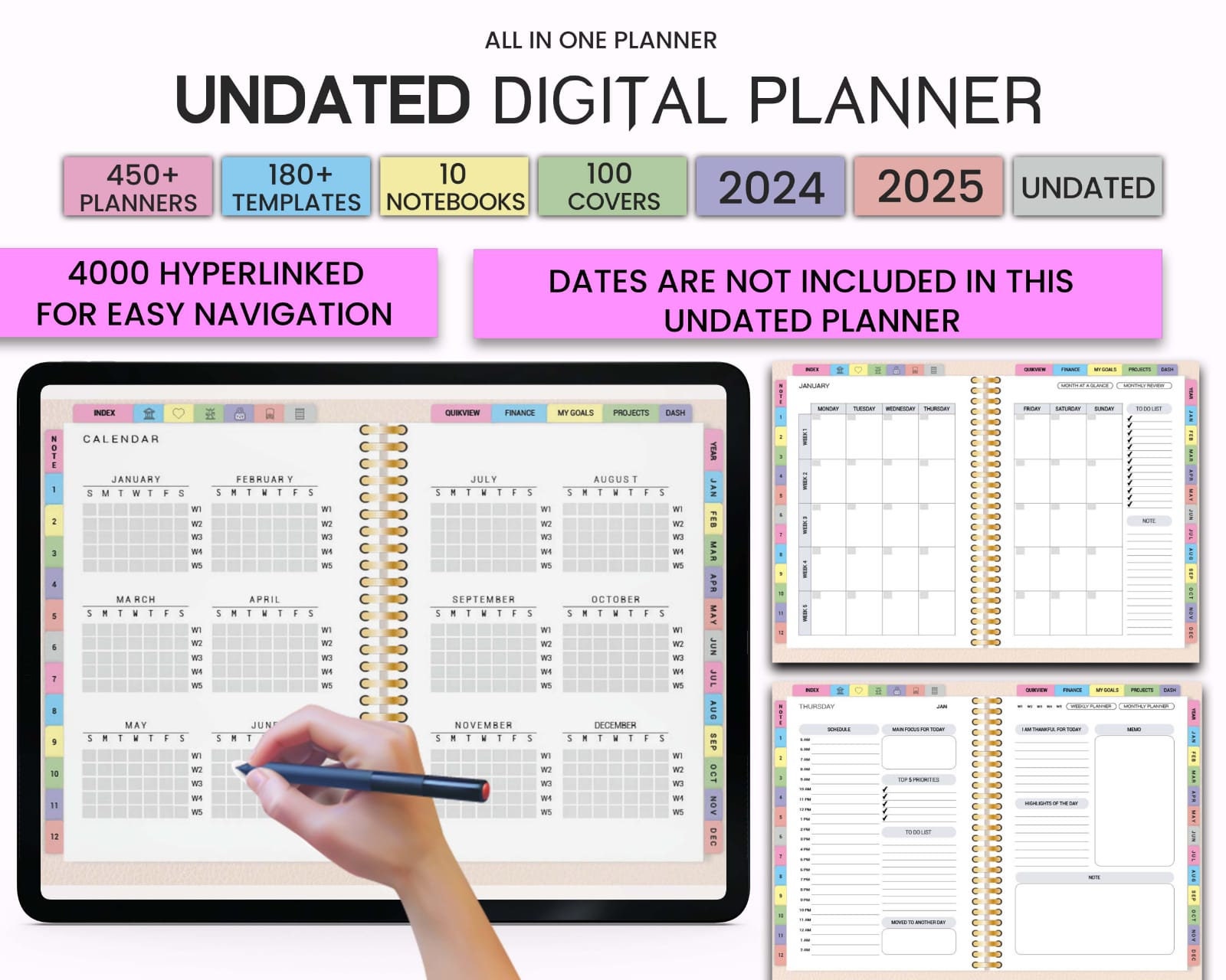 Printable Digital Planner | Ultimate Digital Planner | Printable ...