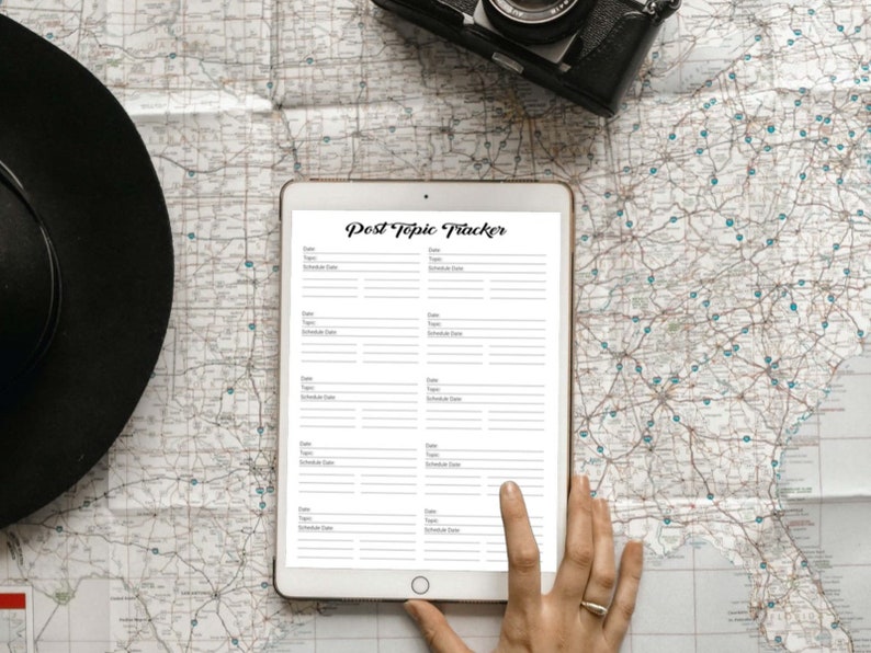 Printable Blog Planner | Editable Blog Post Planner | Printable Content ...