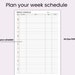 Printable Content Calendar | Editable Content Planner | Printable ...