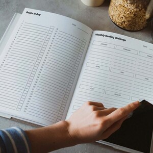 Editable Reading Planner | Printable Reading Journal | Printable ...
