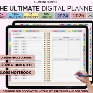 Printable Digital Planner | Ultimate Digital Planner | Printable ...