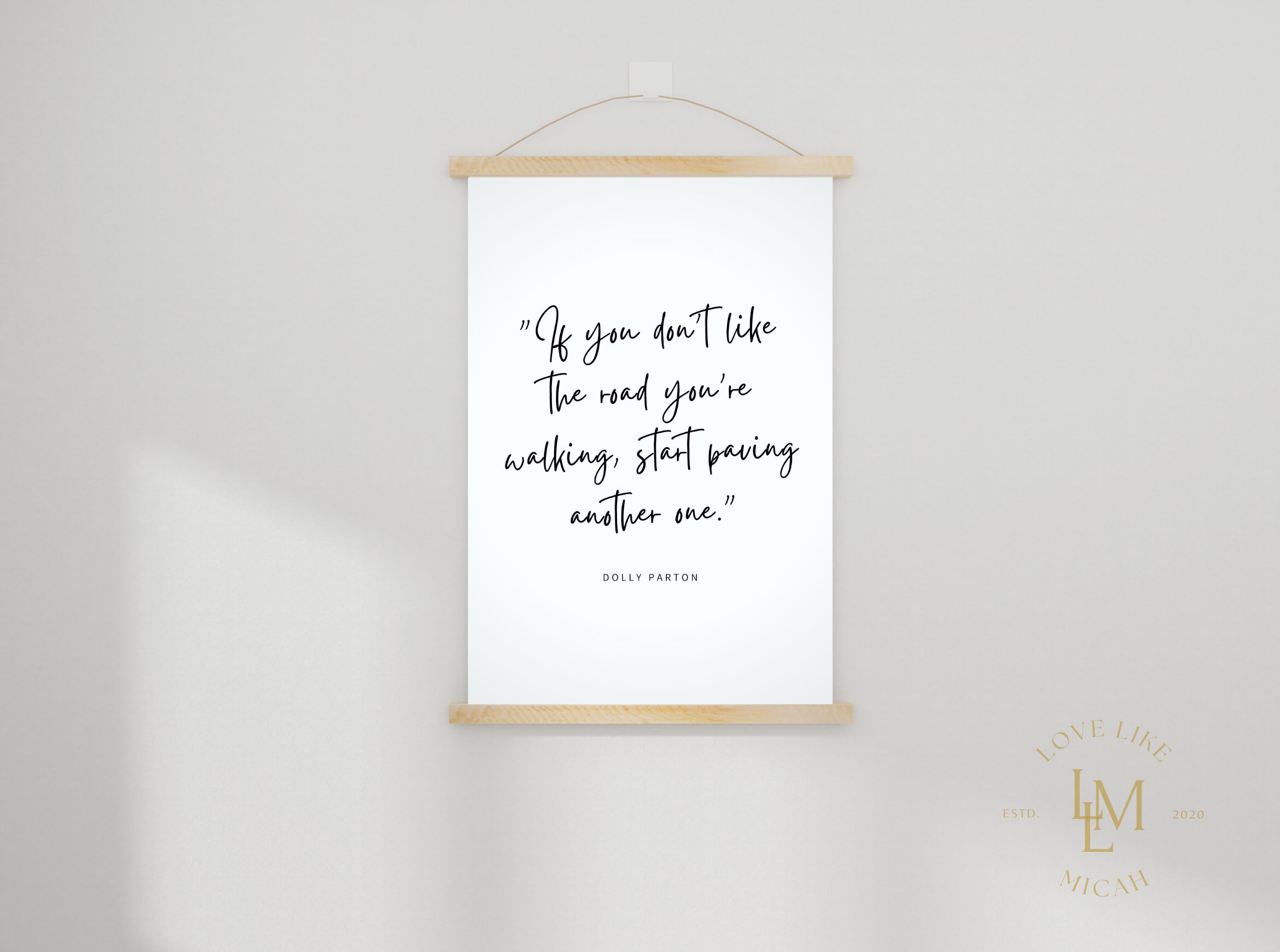 Road Dolly Parton Quote Poster, Dolly Parton, Texas Art, Home Decor ...