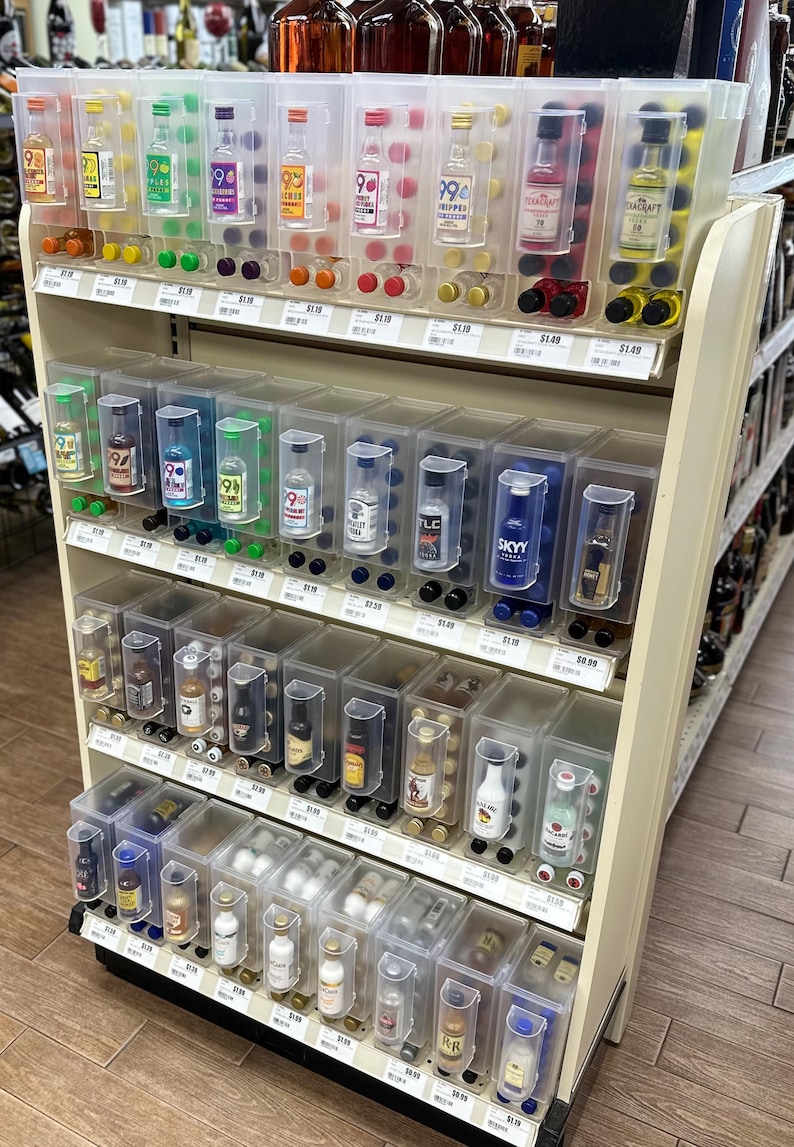 Shooter Displays for 50ml Mini Nips Liquor Bottle (10-pack- Case) - Etsy