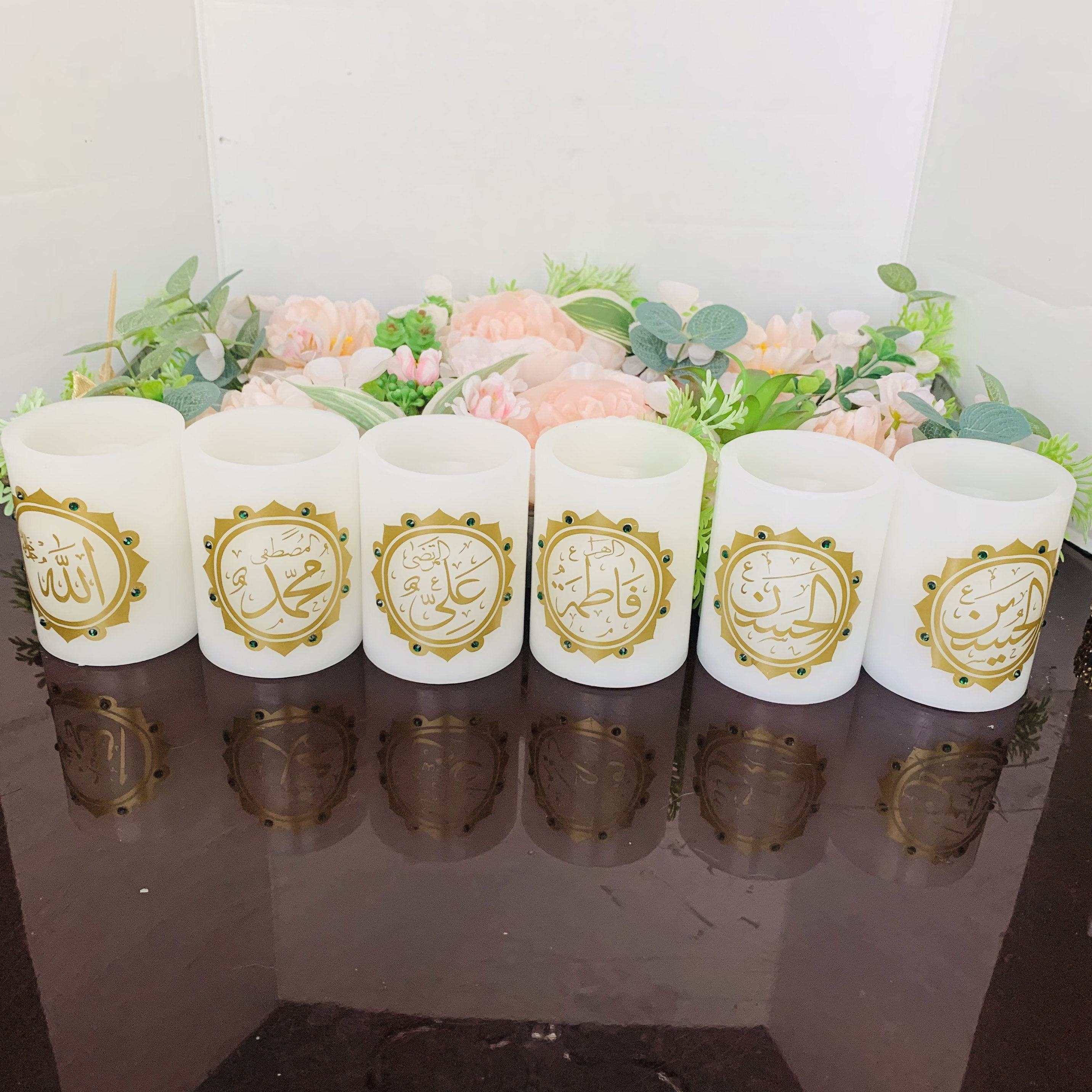 Panjatan Candles, Islamic Candles, Led Pillar Candles, Shia Candles - Etsy