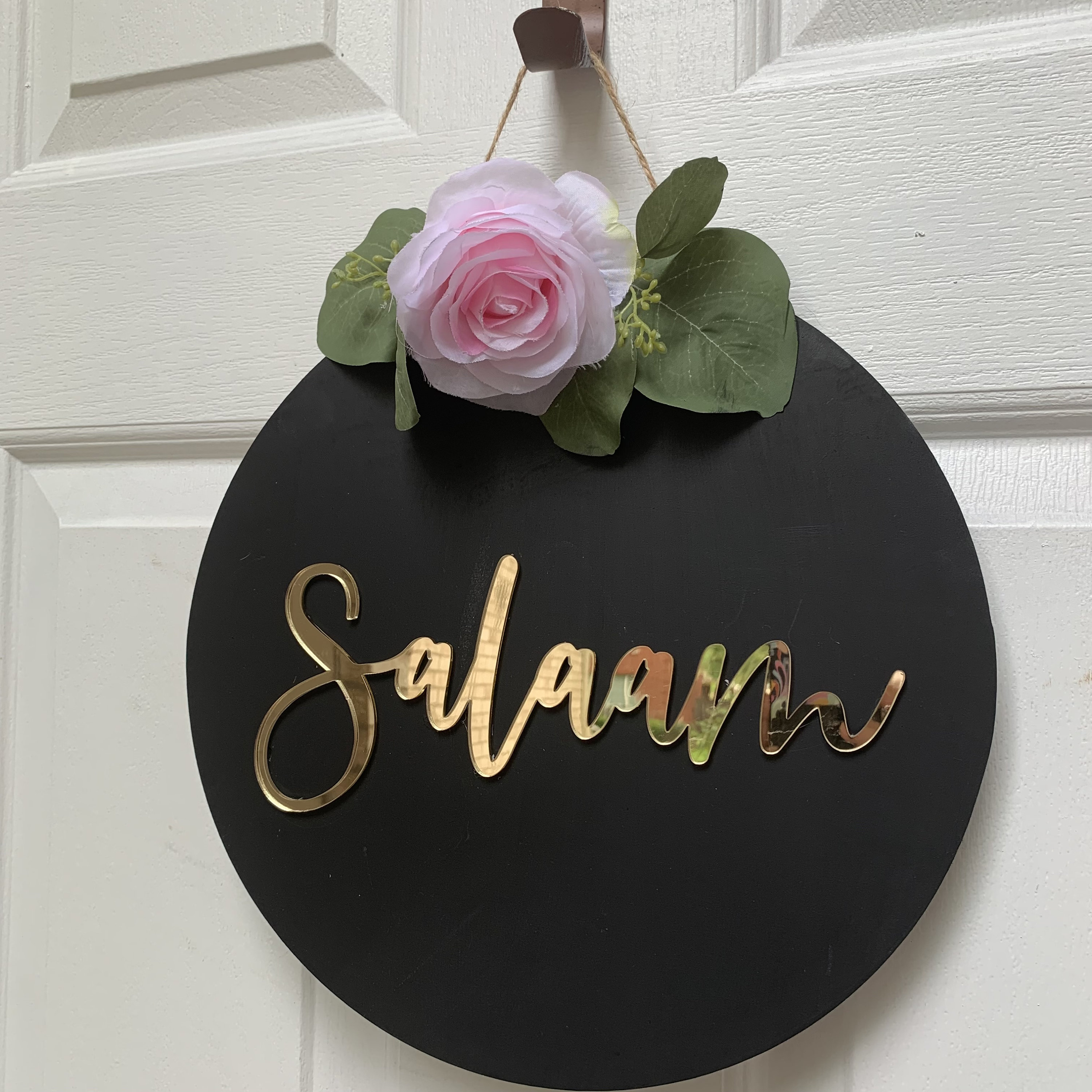 Salaam Door Sign, Islamic Door Sign , Islamic Gifts - Etsy
