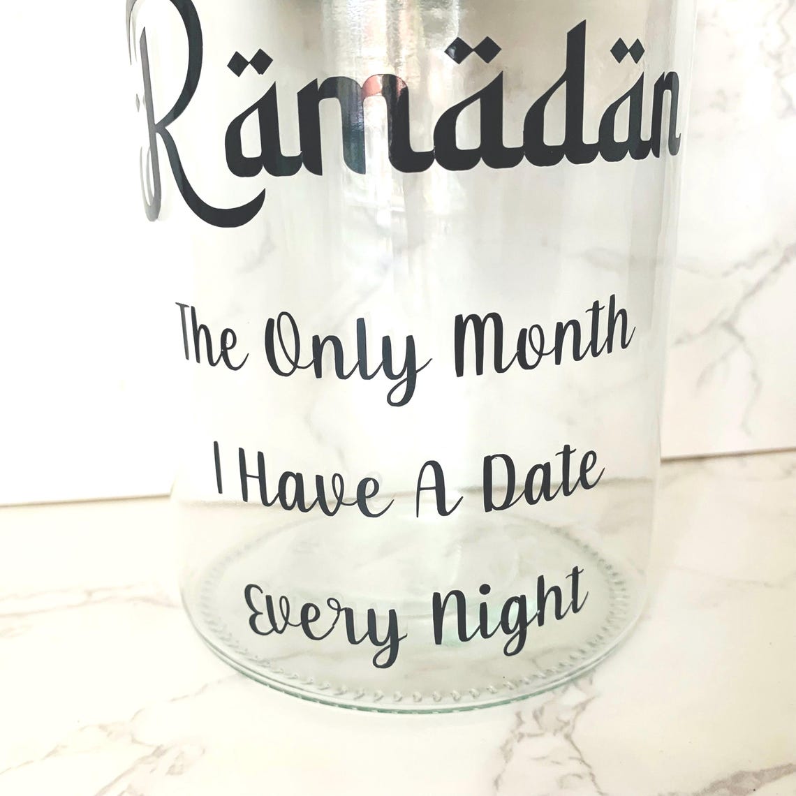 Ramadan Dates Jar, Ramadan Decor, Ramadan Gift, Islamic Gift - Etsy