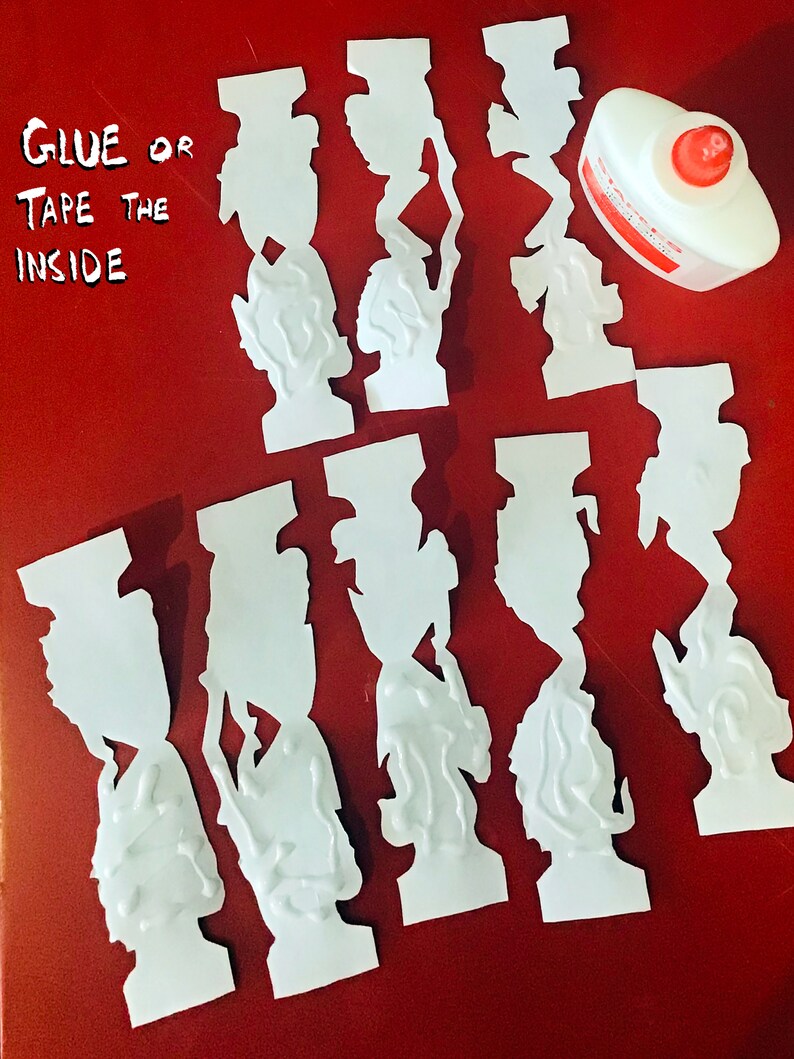 Printable Illustrated Mini Figures Kobold Pack D&D Paper - Etsy