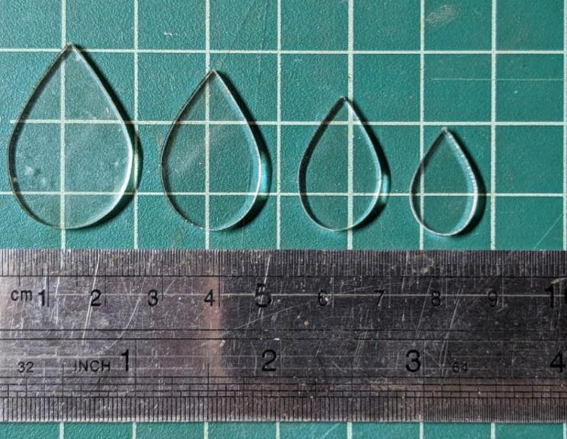100+ Shape Cabochon Stencil/template Set in Clear Acrylic - Etsy