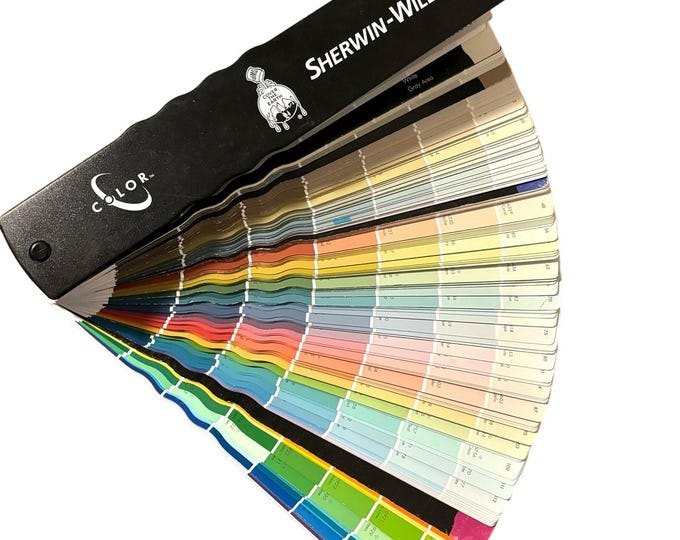 Sherwin Williams Fan Deck Paint Swatch Color Sample Chips 657-2846 Home ...