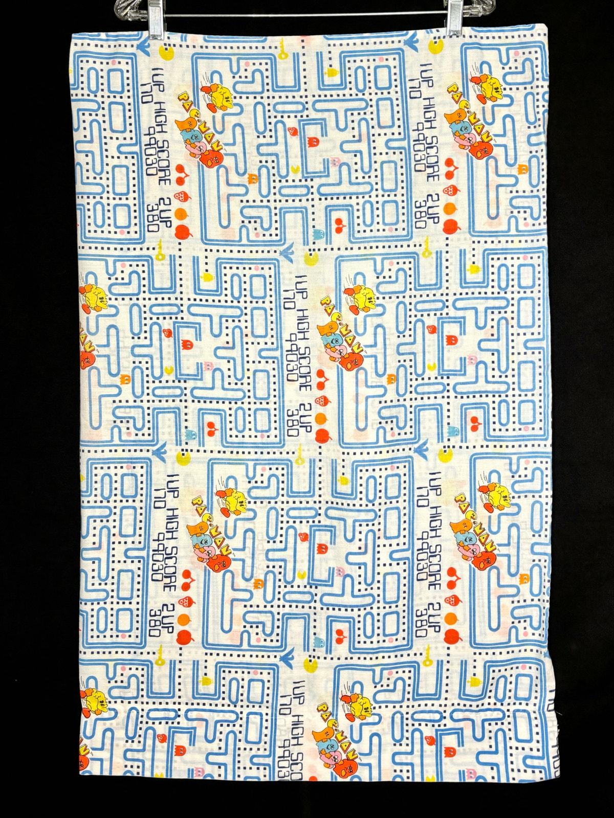 Vintage Pac Man Pillowcase Retro Video Game Character Ghosts Single ...