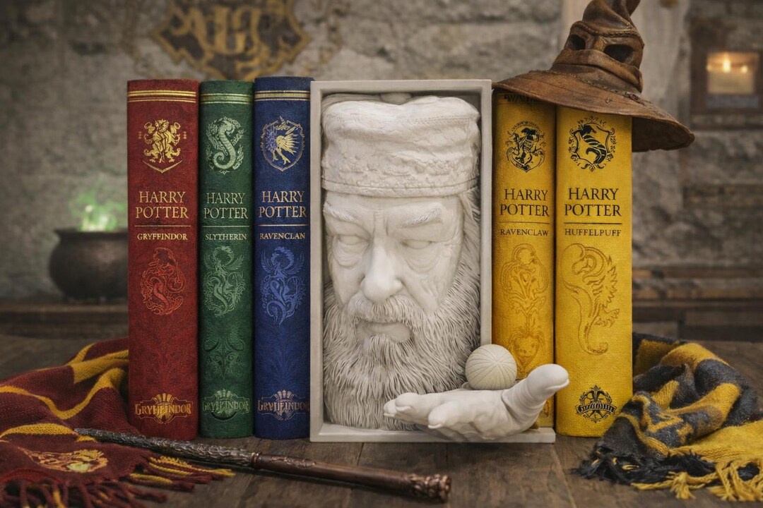 Book Nook – Dumbledore – Harry Potter – 3D Library Decoration - Etsy