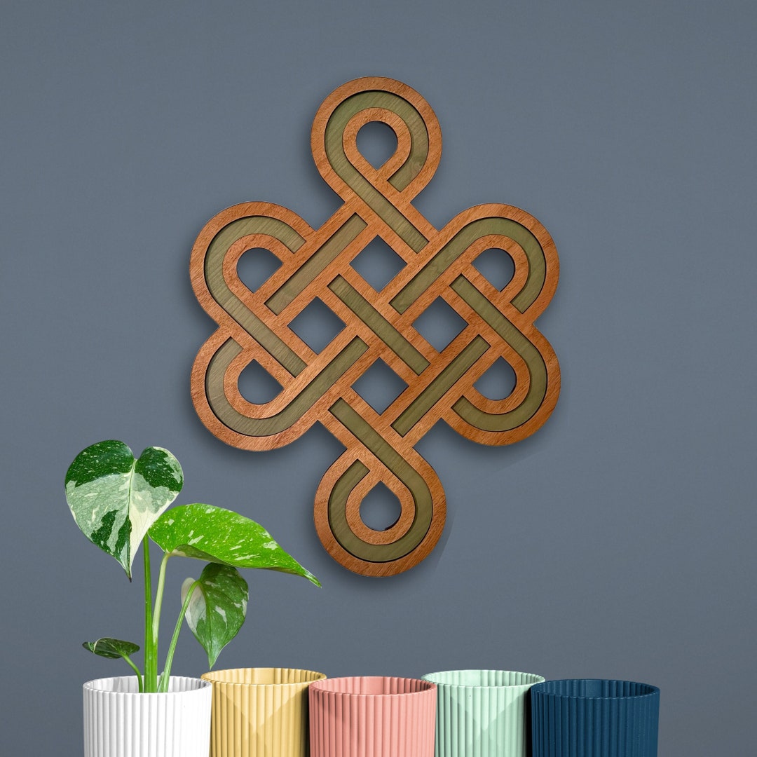 Celtic Knot, Infinity Symbol, Layered Wood Wall Art, Celtic Decor - Etsy