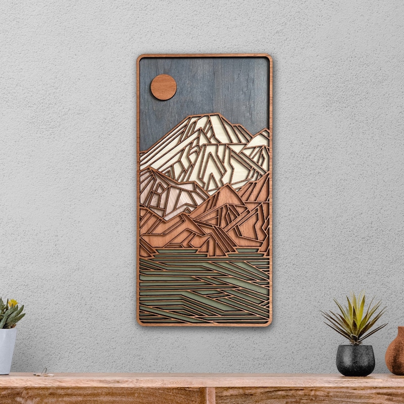 Layered Wood Art - Etsy