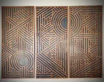 Layered Wood Art | Etsy