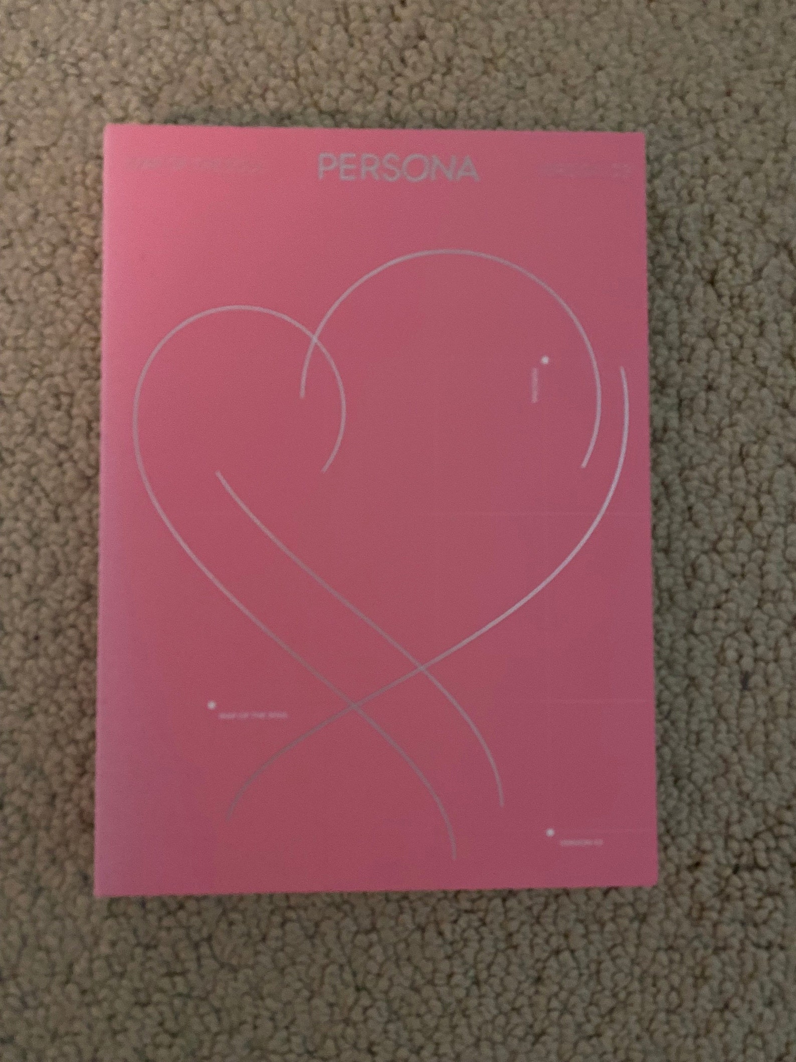BTS Map of the Soul: Persona Album V3 ALL INCLUSIONS - Etsy