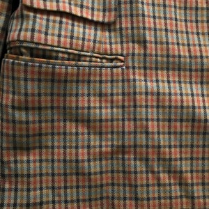 Vintage Checkered Tweed Jacket - Saxon Hawk of Saville Row - Etsy