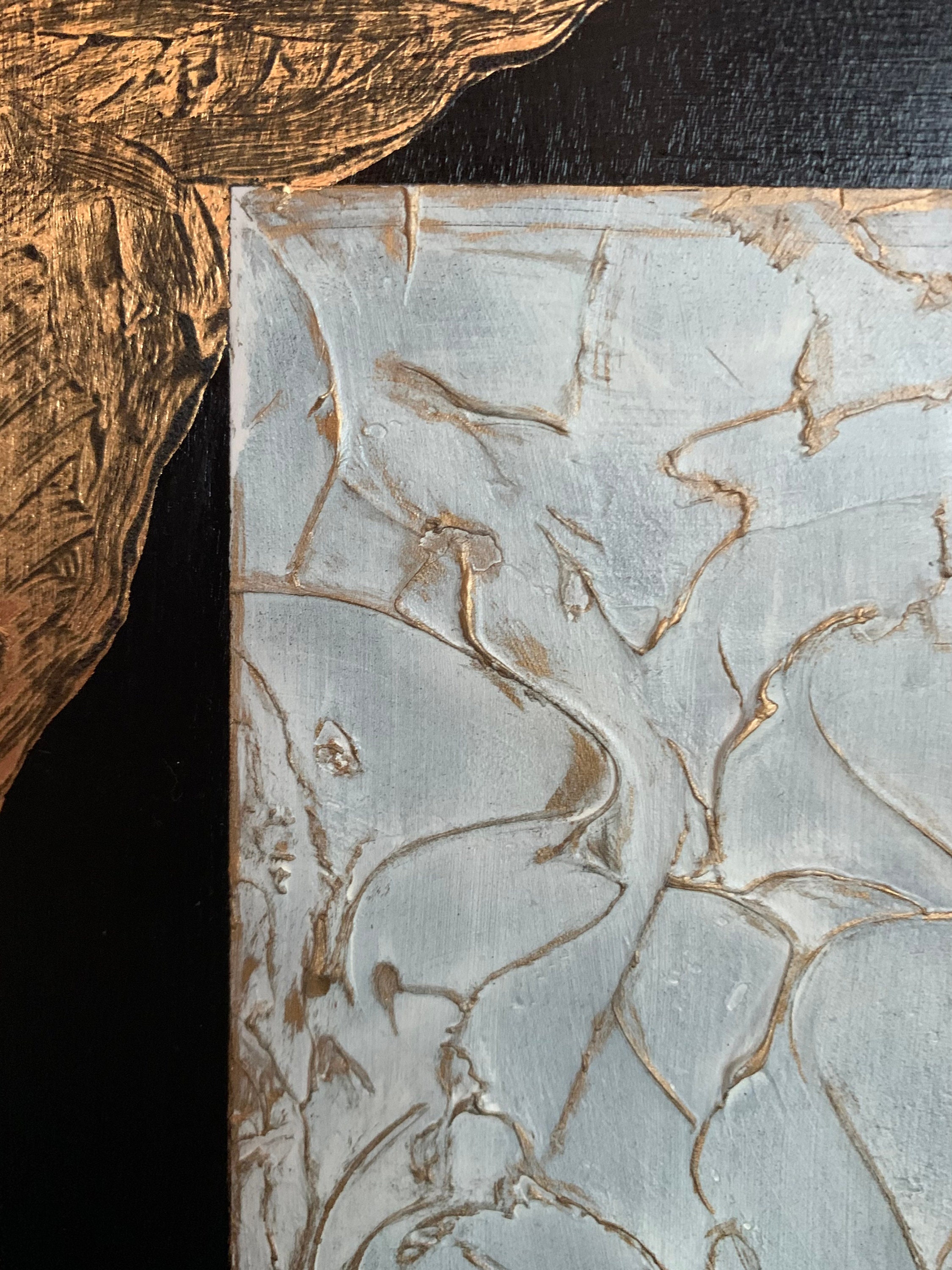 Textured Acrylic on Wood Panel-wall Art-wall Decor-home Decor - Etsy