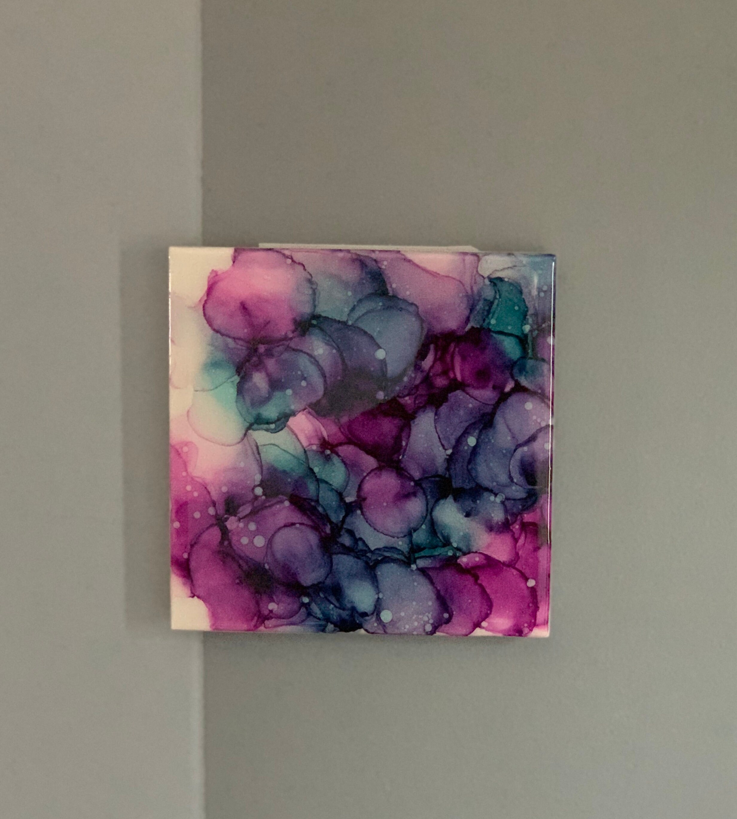 Alcohol Ink on Gesso Board-wall Art-wall Decor-home Decor - Etsy