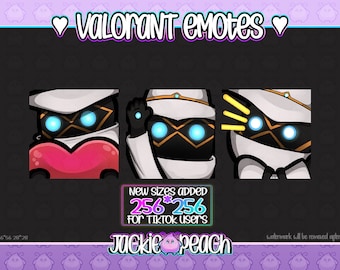 Iso Emote Pack VALORANT Twitch and Youtube Streaming & Discord ...