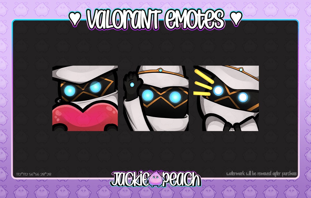 VALORANT Emotes CYPHER PACK for Twitch / Discord / Youtube - Etsy