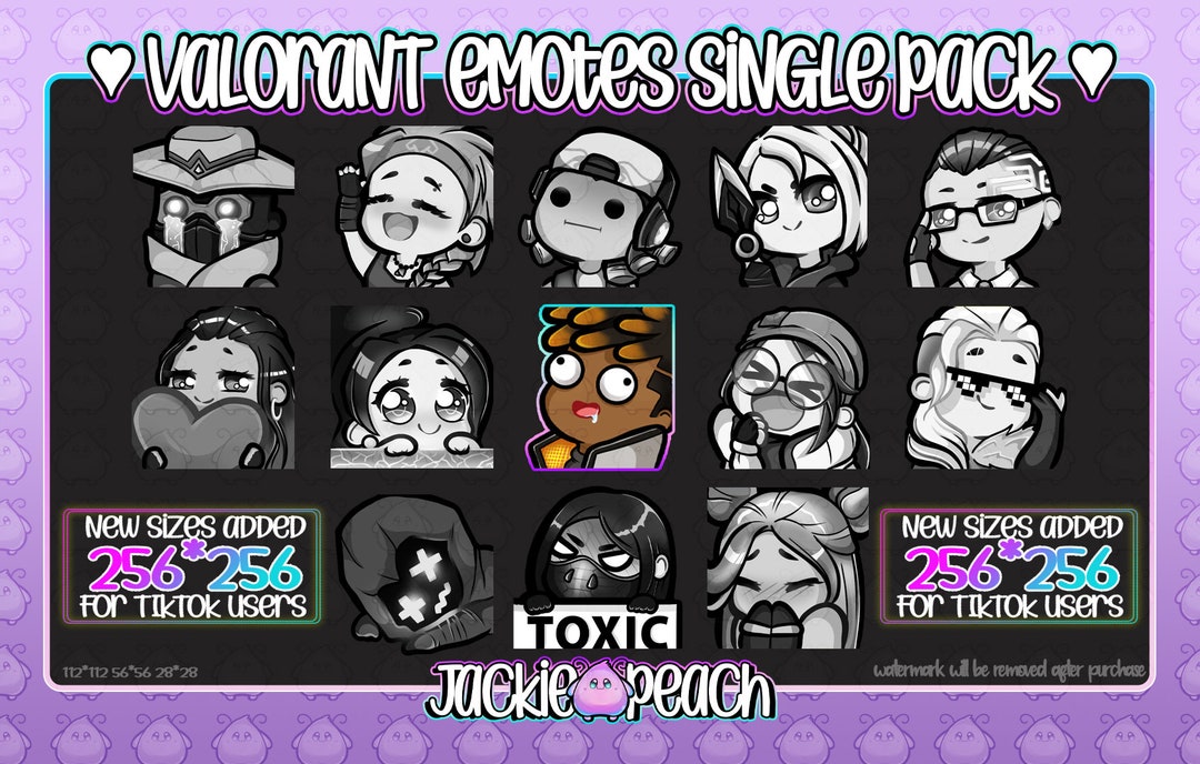 Phoenix Valorant Emotes Twitch/ Tiktok / Discord/youtube // Chibi ...