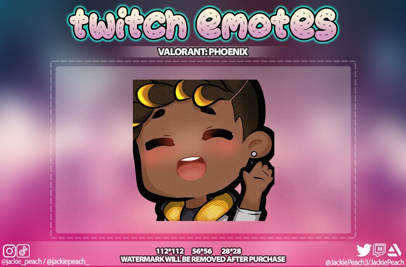 VALORANT Emotes PHOENIX PACK for Twitch / Discord / Youtube - Etsy