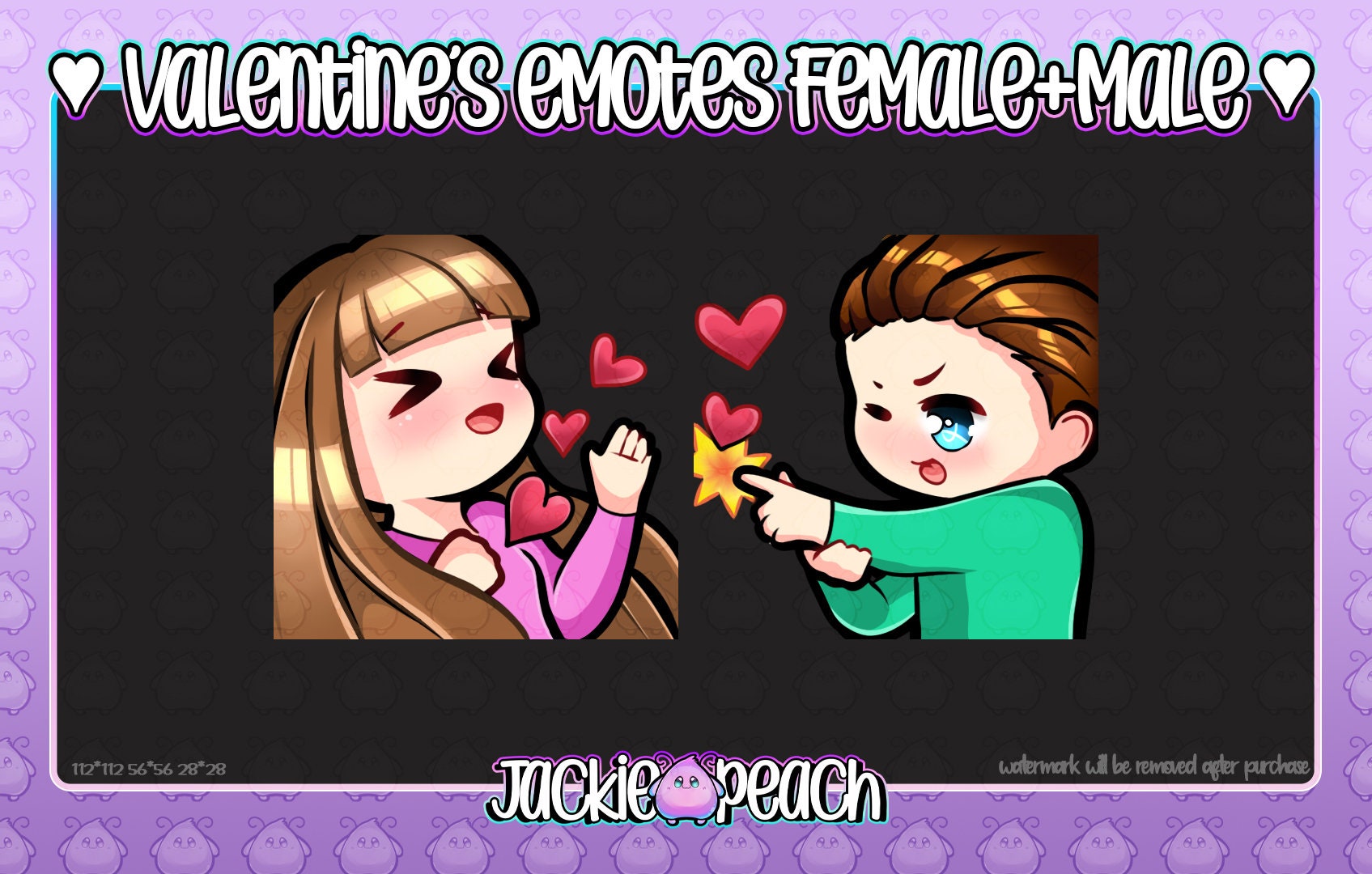 Emotes Twitch //valentine's Day Emotes //valentine Pack// LGBTQI ...