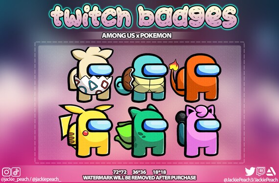 Badges Twitch // Sub Badges // Bits Badges //among Us Badges - Etsy