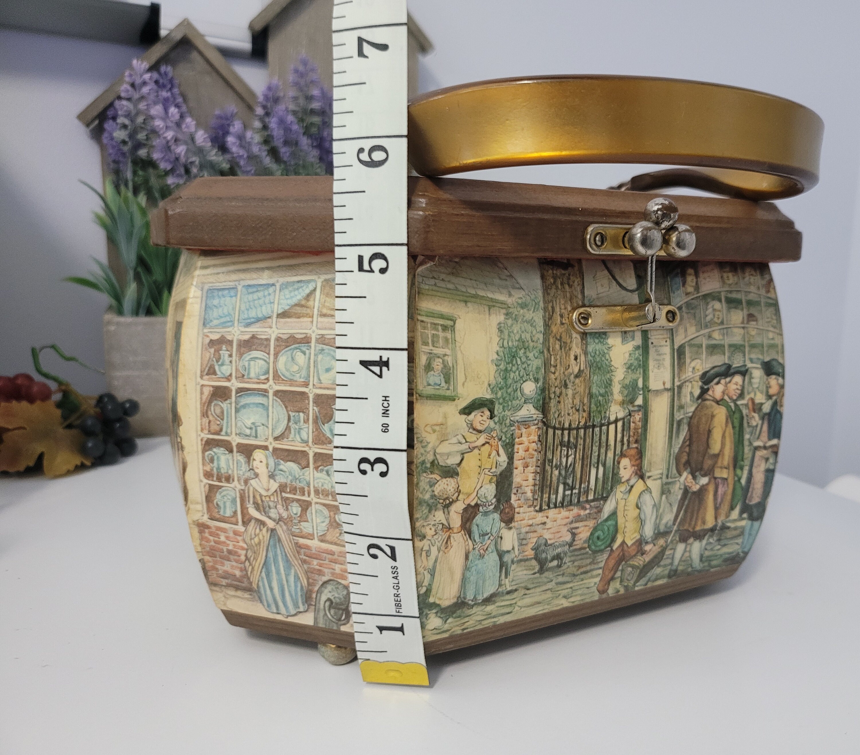 Anton Pieck Decoupage Purse, or Jewelry Box - Etsy