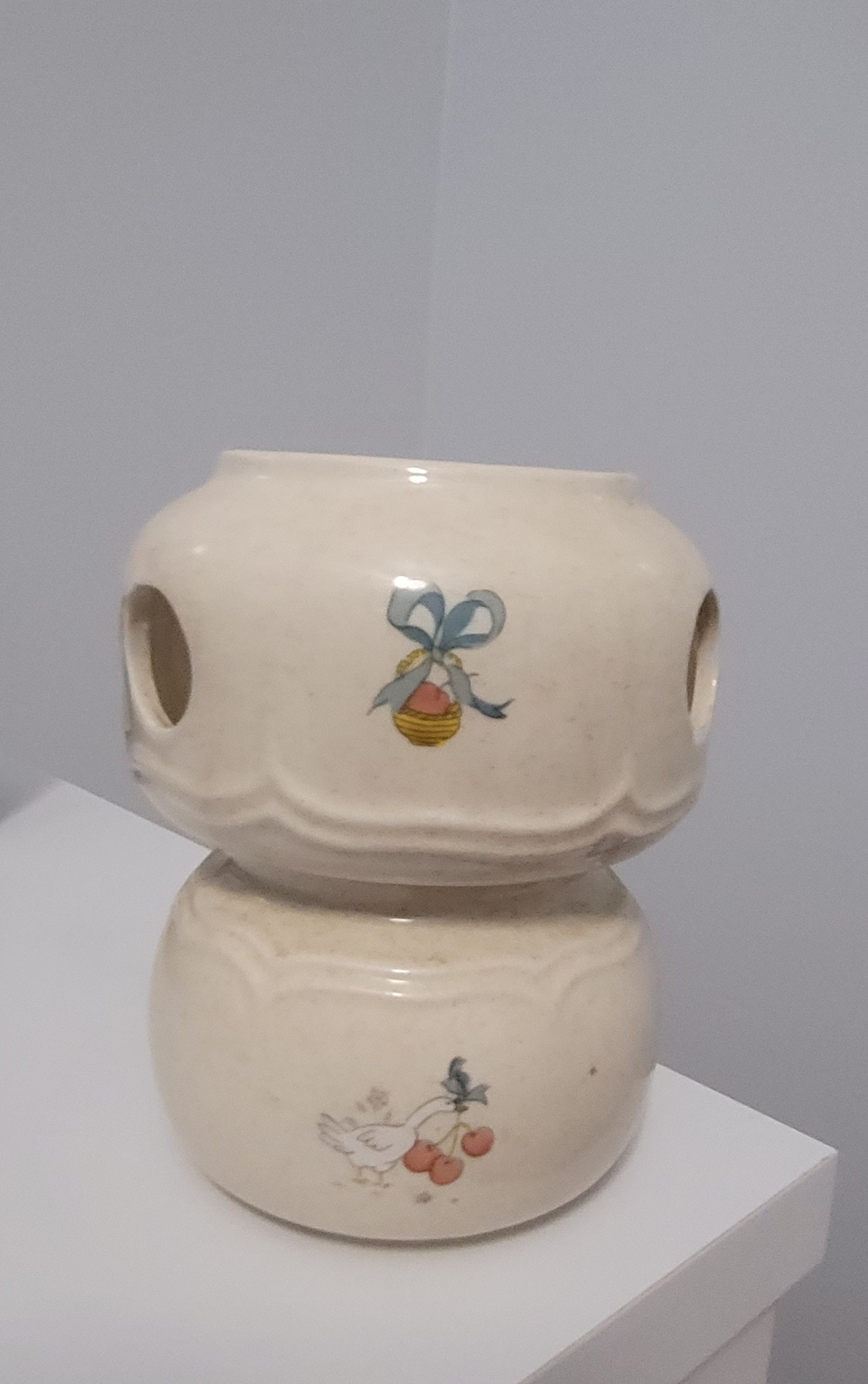 International China Stoneware, Country Geese, Whimsical Marmalade ...