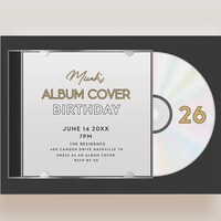 Showgirl Album Release Party Invitation: Retro Listening Party Flyer ...