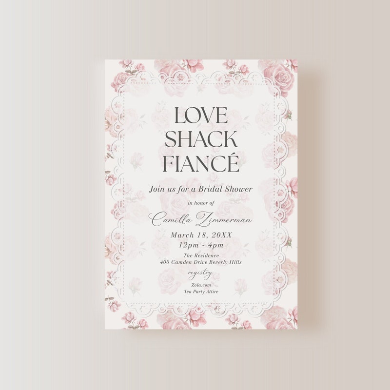 Shabby Chic Invites - Etsy