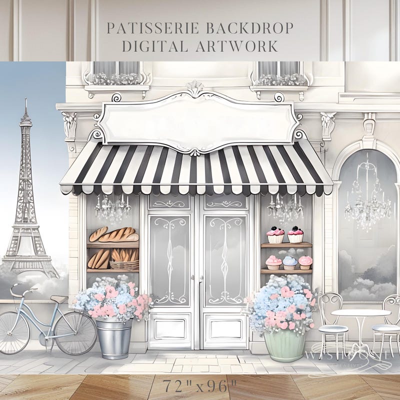 French Backdrop - Etsy