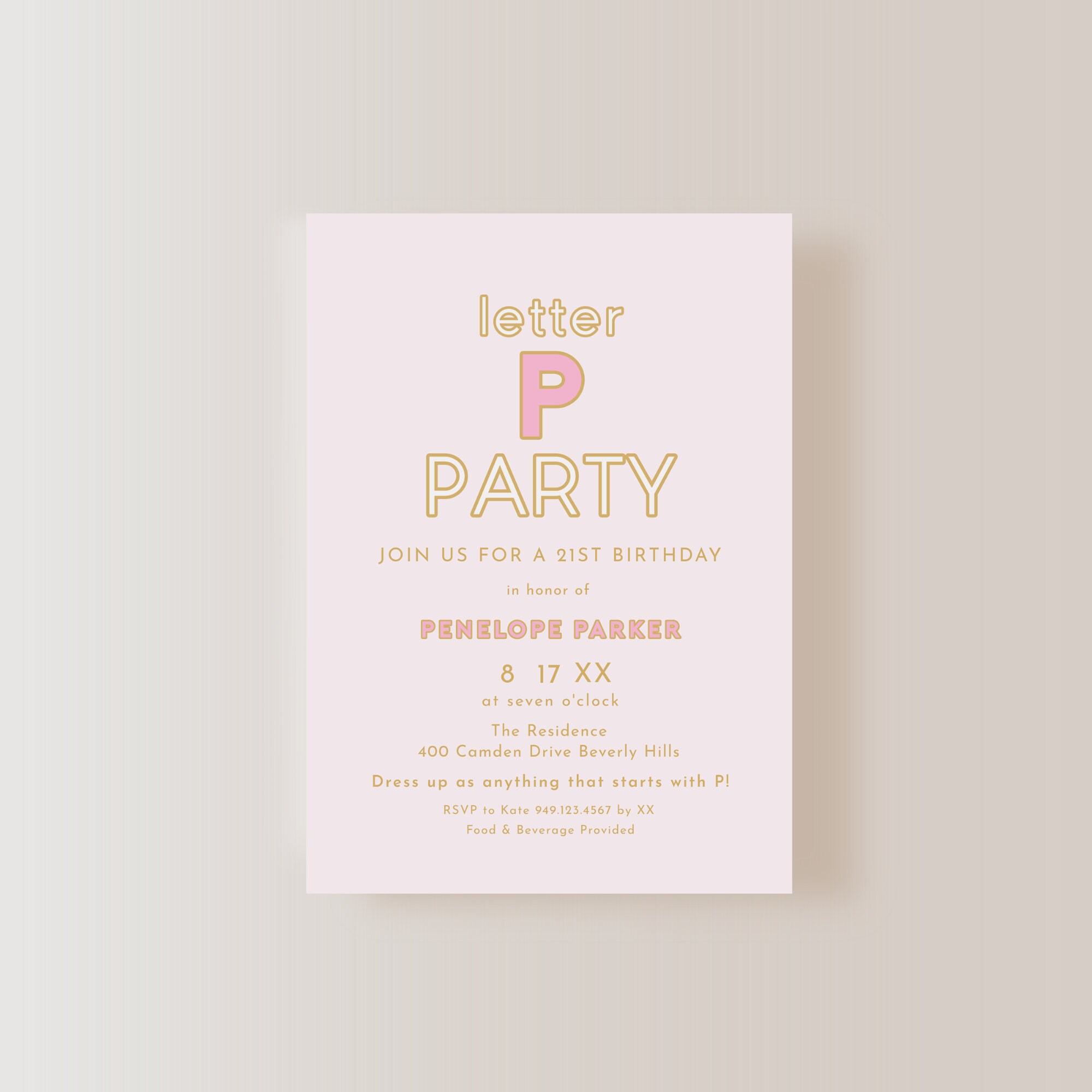 Alphabet Letter ABC Theme Party Birthday Bachelorette Bridal - Etsy