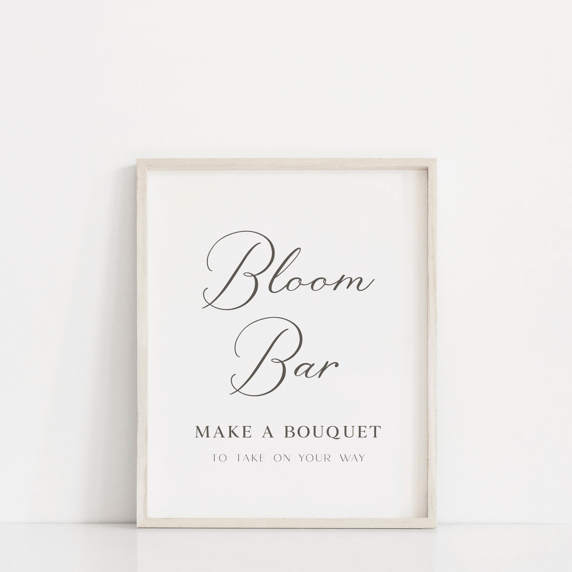 Bloom Bar Flower Cart Table Sign 8x10 - Etsy