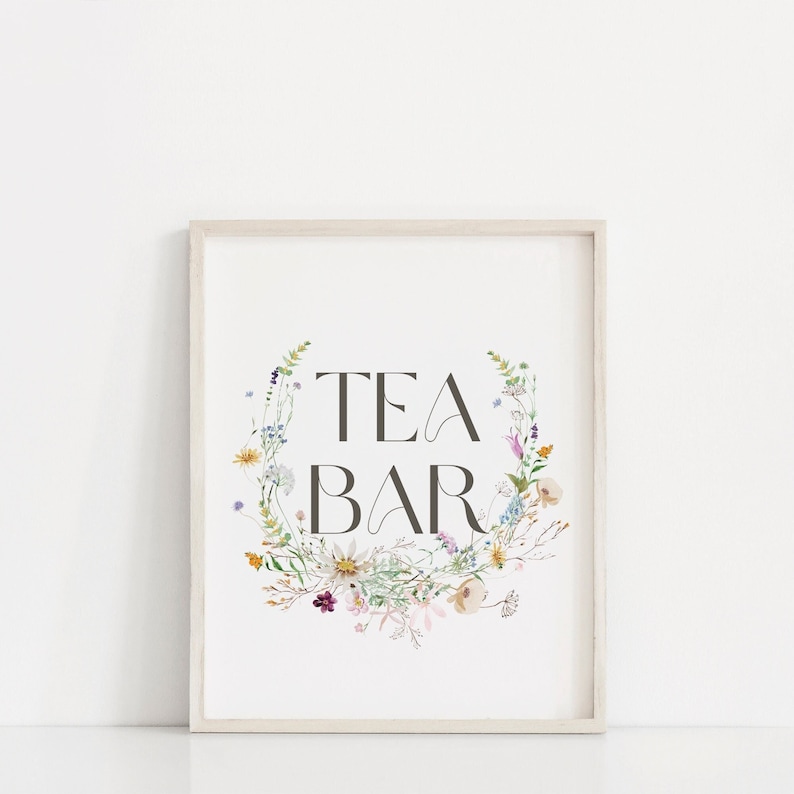 Boba Bubble Tea Bar Table Sign 8x10 - Etsy