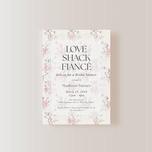 Shabby Chic Petals & Prosecco Love Shack Fiance Garden Tea Party Brunch ...