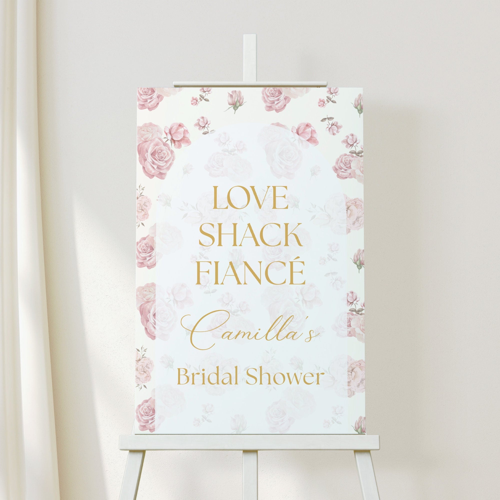 Love Shack Fiance Baby Bridal Shower Birthday Welcome Sign - Etsy