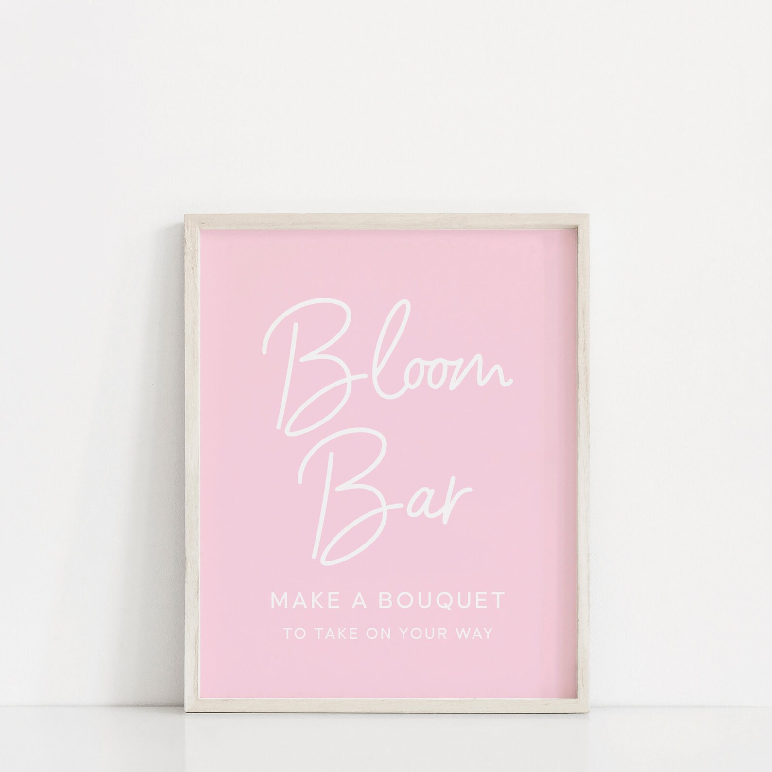 Bloom Bar Flower Cart Table Sign 8x10 - Etsy