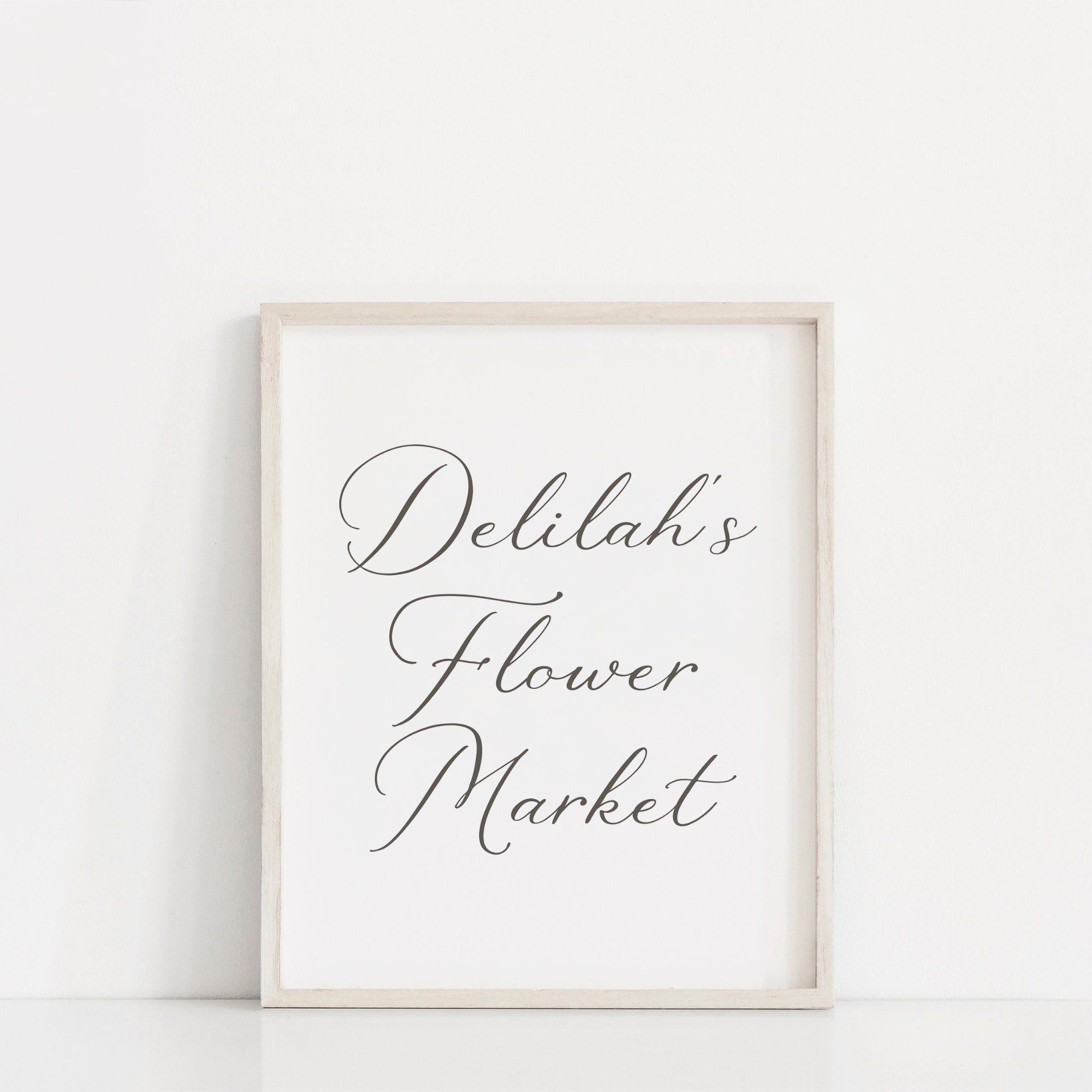 Bloom Bar Flower Cart Table Sign 8x10 - Etsy