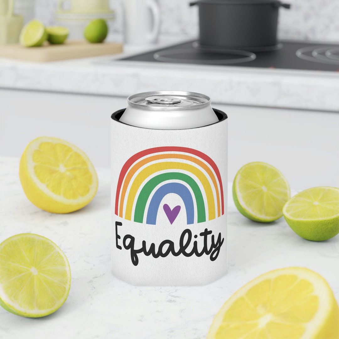 Gay Pride Cozy Can Holder Equality Pride Can Cooler Insulator Gift - Etsy