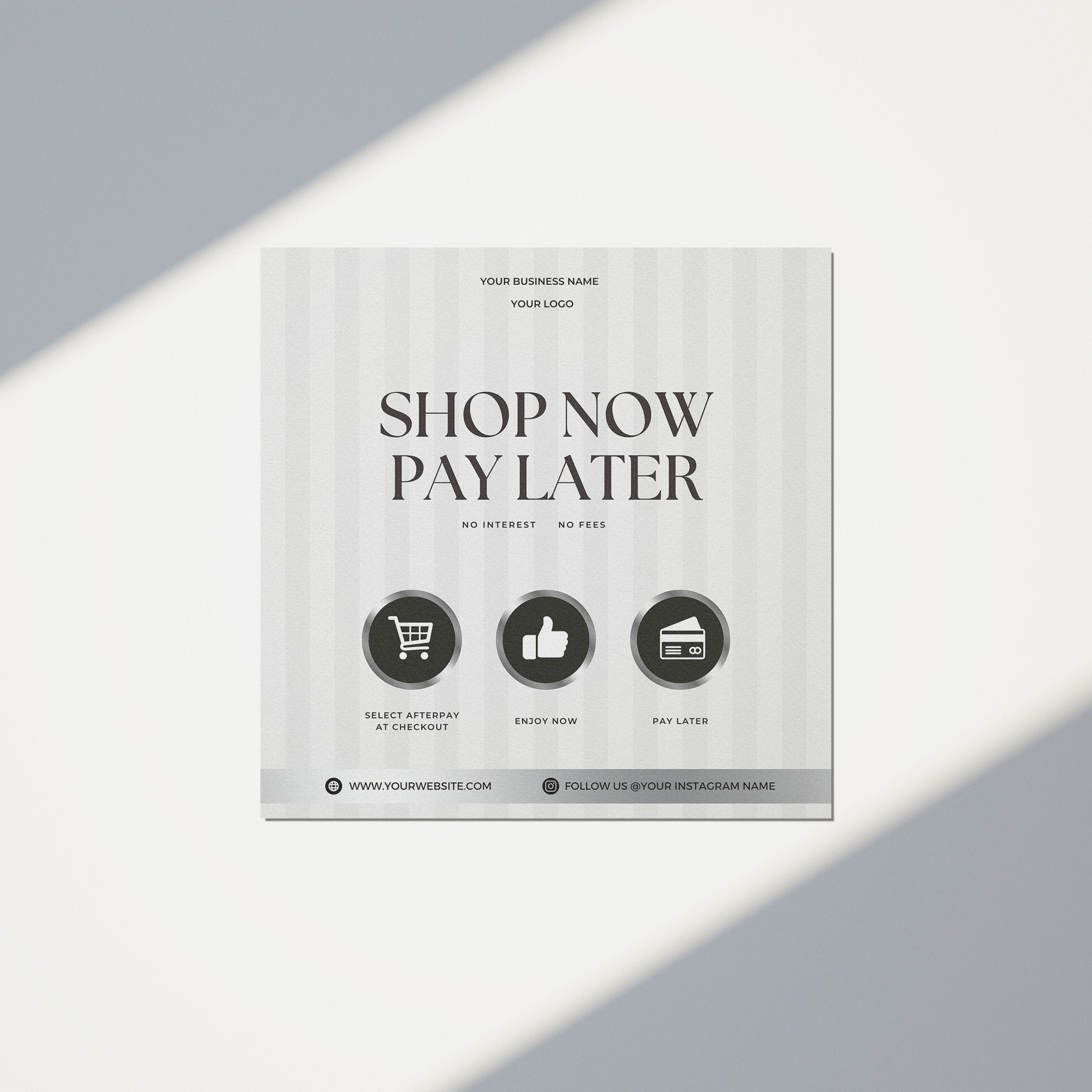 PAY LATER Temple Flyer, Shop Now Flyer, Payment Flyer, Beauty Flyer ...
