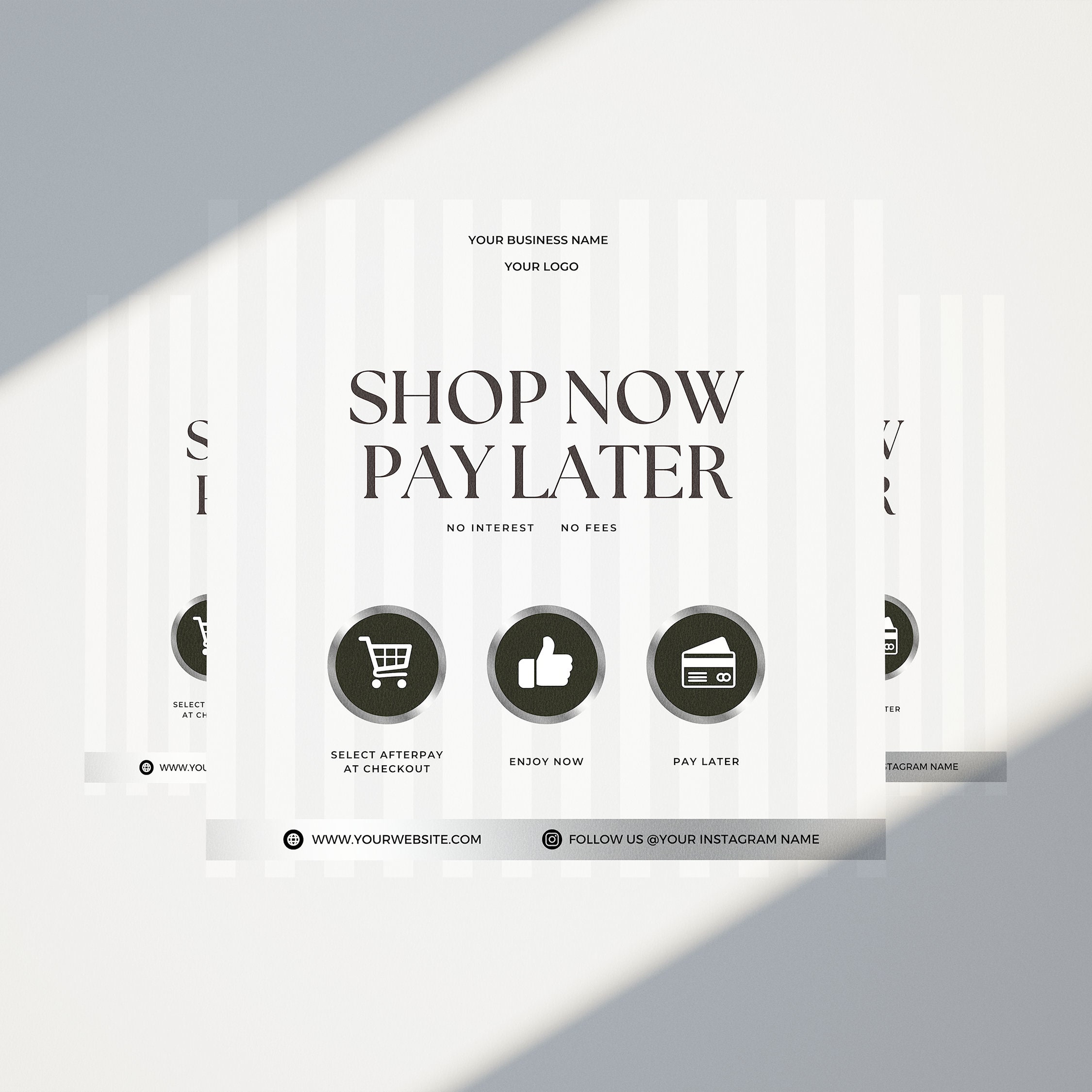 PAY LATER Temple Flyer, Shop Now Flyer, Payment Flyer, Beauty Flyer ...