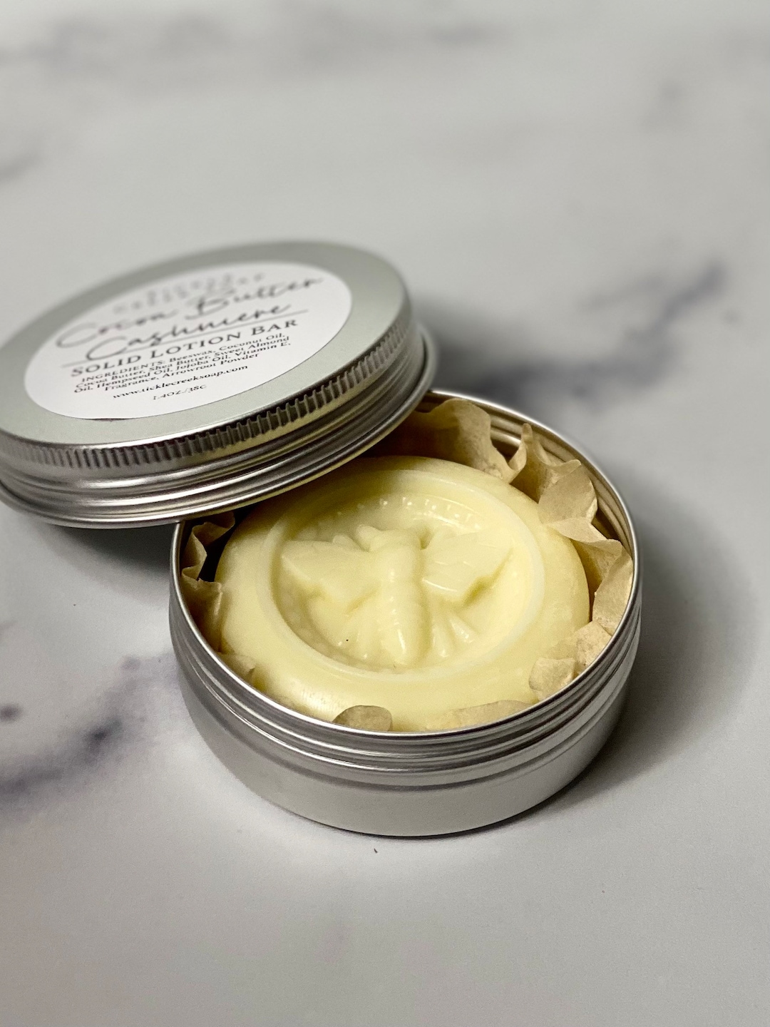 Lotion Bar Solid Beeswax Lotion Bar in Tin Travel Lotion Dry Skin Gift ...