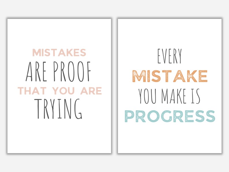 Growth Mindset Classroom Printable Posters, Growth Mindset Posters ...