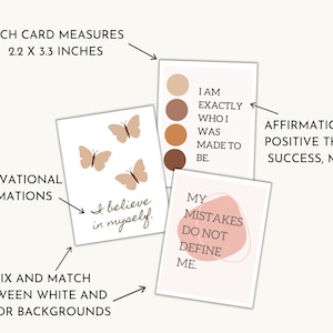 Boho Affirmation Cards, BOHO Motivational Cards, Printable Affirmations, Manifestation Cards ...